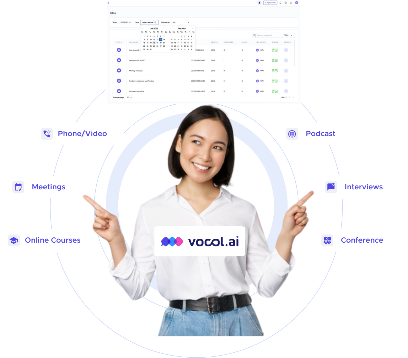 媒體庫｜Vocol.ai 語音協作平台